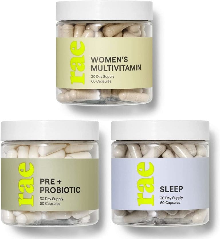 Rae Wellness Multivitamin for Women - Pre + Probiotic Supplement ...