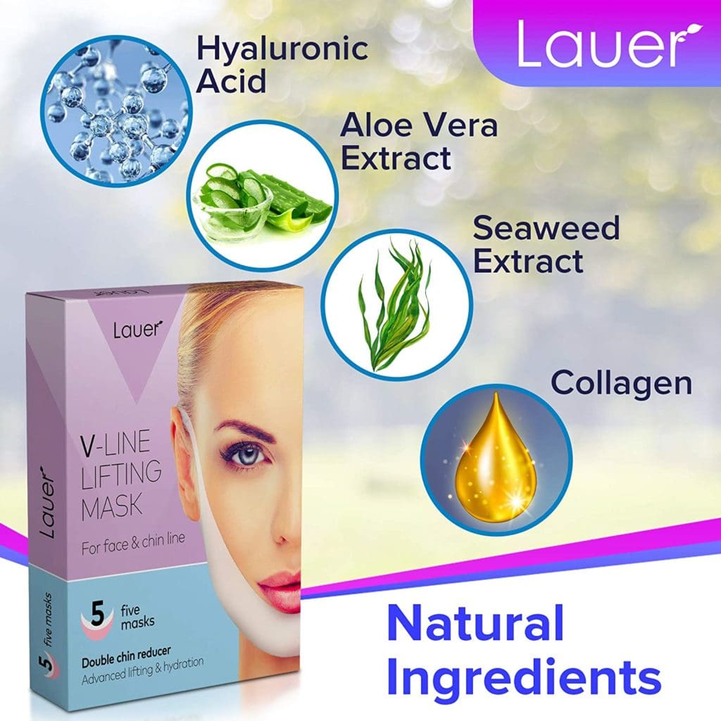 Lifting Band - V Shaped Slimming Face Mask - 5 pieces - Medrock Pharmacy