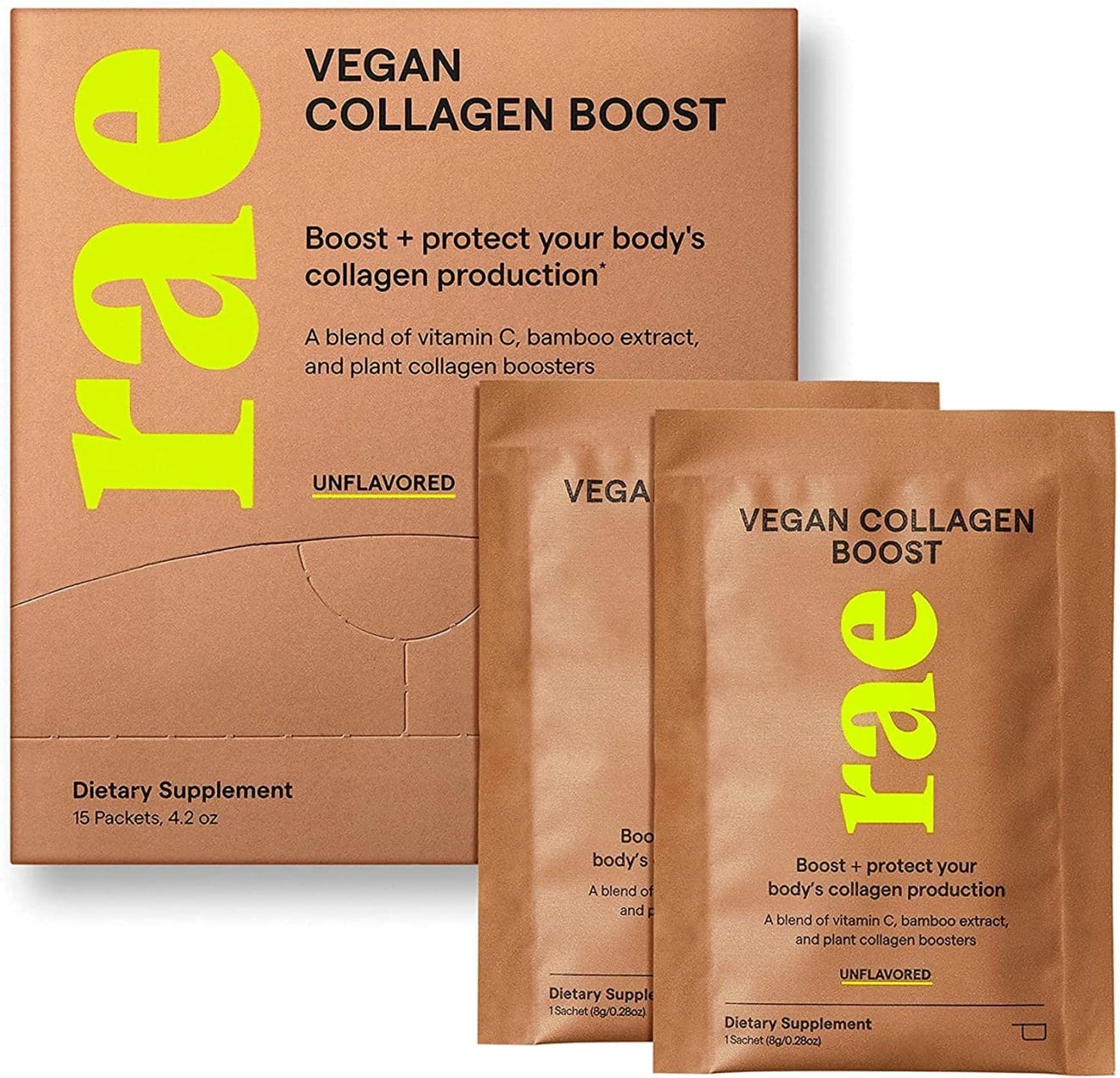 Rae Vegan Collagen Boost Capsules - Plant Based Collagen Supplement ...