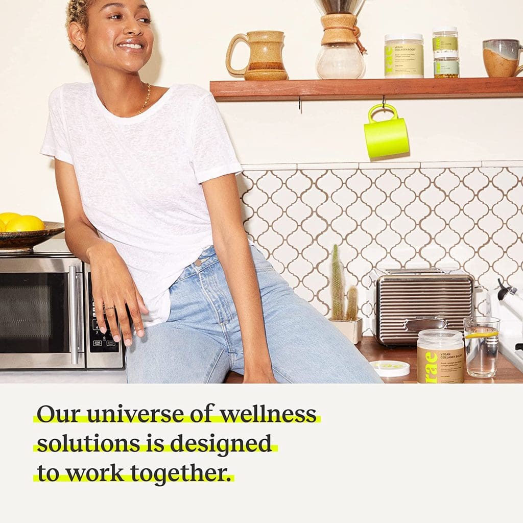 Rae Vegan Collagen Boost Capsules - Plant Based Collagen Supplement ...